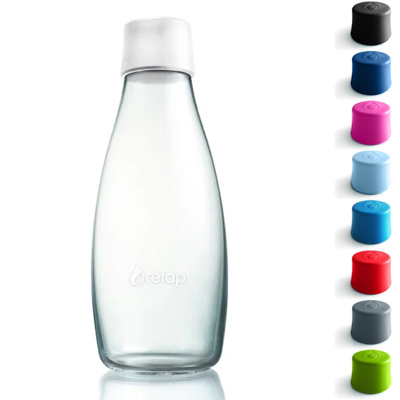 Waterfles Duurzaam Glas Retap Original 500 ml Deens Design