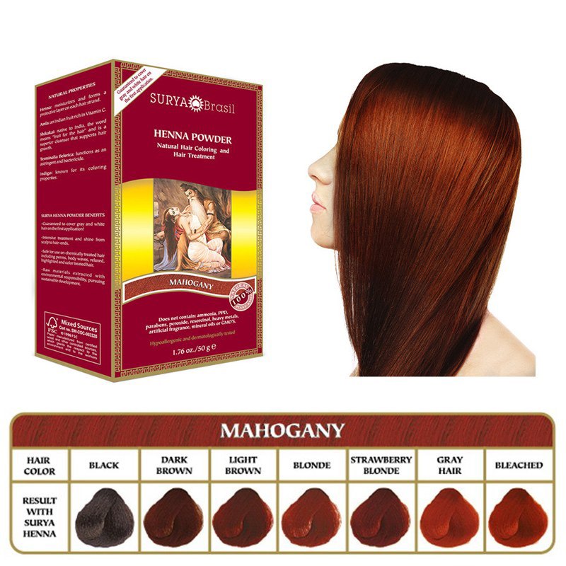 Henna Poeder haarkleuring Surya Brasil biologisch | GreenJump.nl